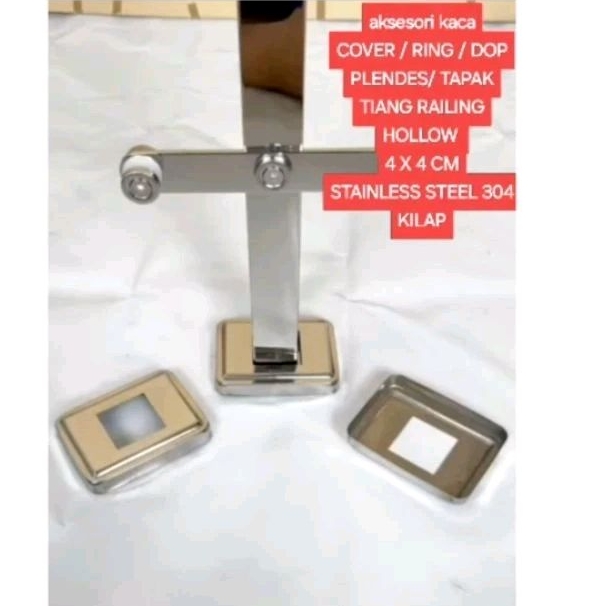 Jual COVER TUTUP PLENDES TAPAK RING DOP TIANG RAILING HOLLOW 4X4 ...