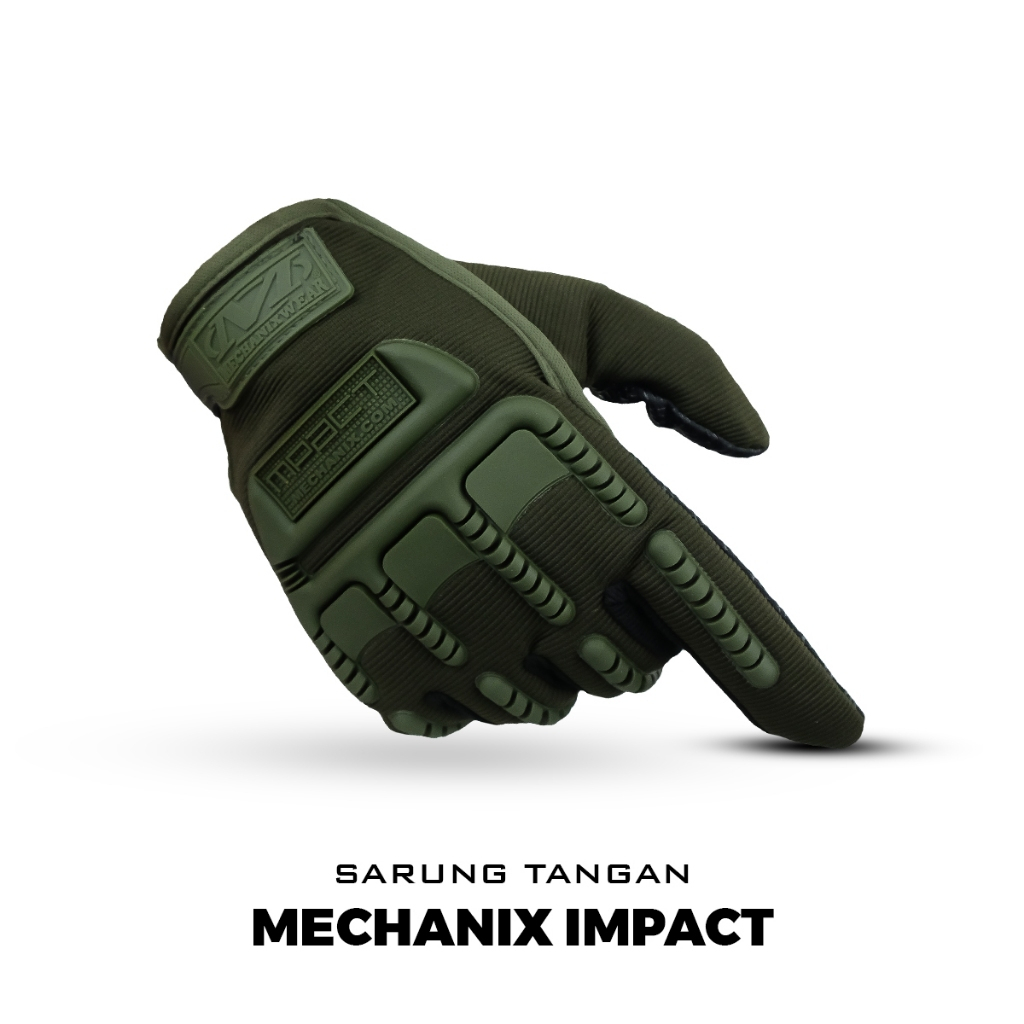 Jual Sarung Tangan Motor Outdoor / Sarung Tangan Sepeda Mechanix Impact ...