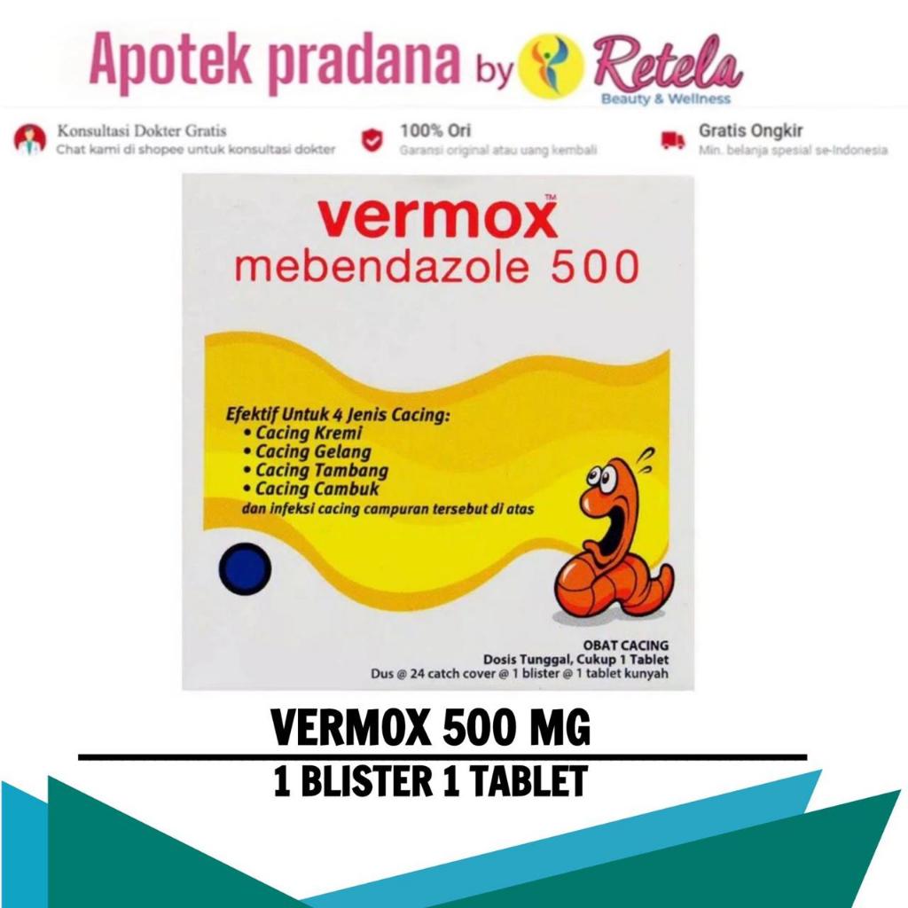 Jual VERMOX 500MG STRIP | Shopee Indonesia