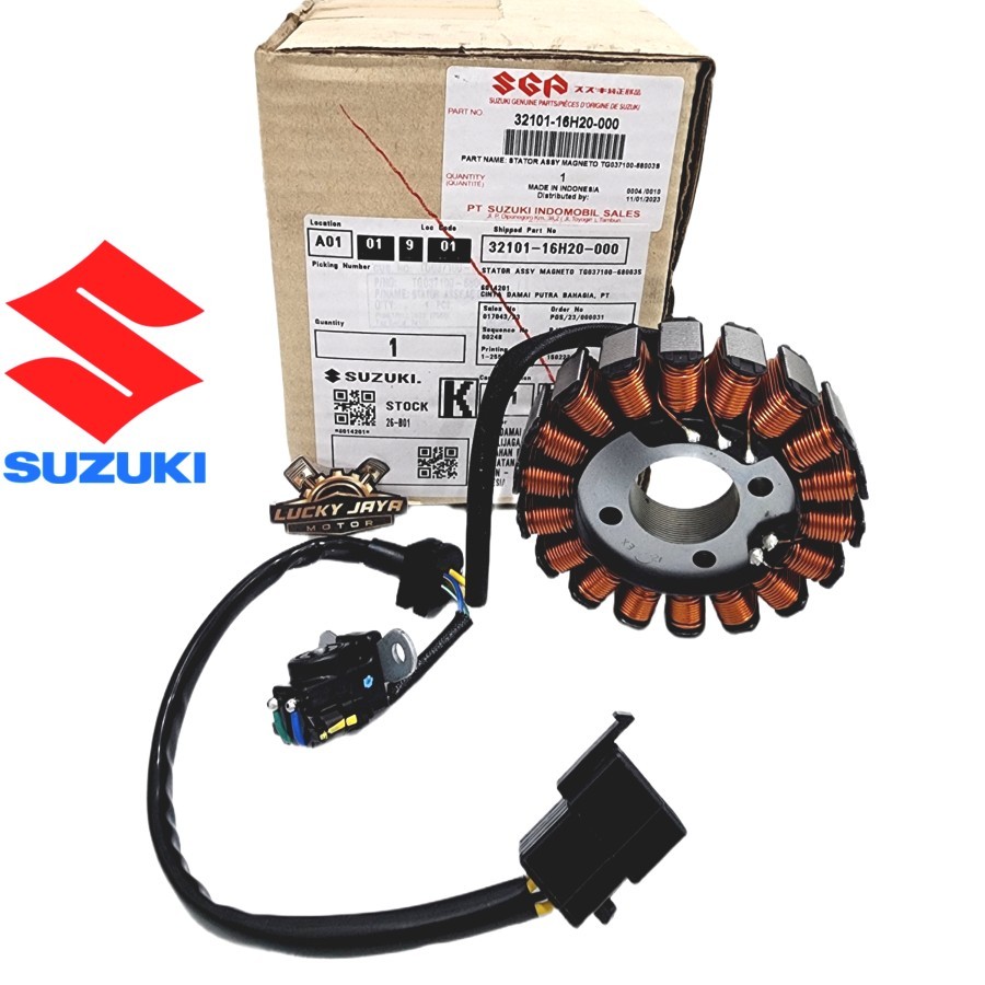 Jual Spul spol stator spool Shogun 125 FL Fi injeksi 32101-16H20-000 Ori | Shopee Indonesia