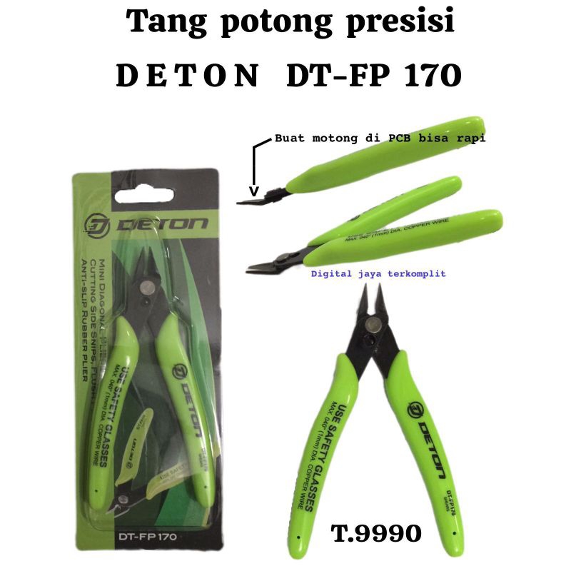 Jual Tang Potong Presisi Deton DT-FP 170 | Shopee Indonesia
