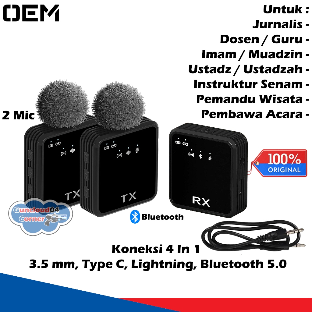 Jual taffSTUDIO All Series SI02 SI01 HX-W002 HX-W021 Microphone UHF Dosen Guru Imam Muadzin ...