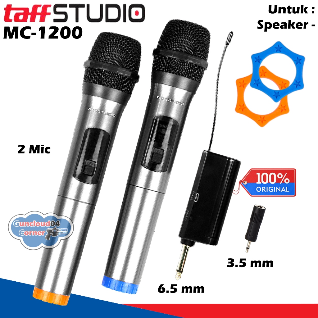 Jual taffSTUDIO All Series MC-1200 WM-308 2 In 1 Microphone Karaoke ...