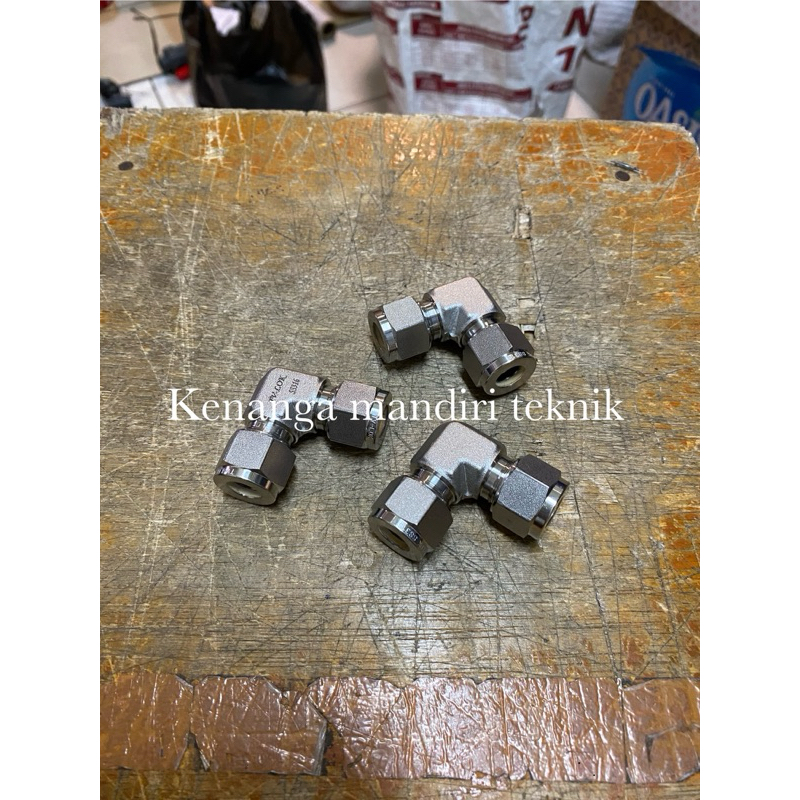 Jual Elbow Union connector stainless ss 316 Od 1/2” Inch | Shopee Indonesia