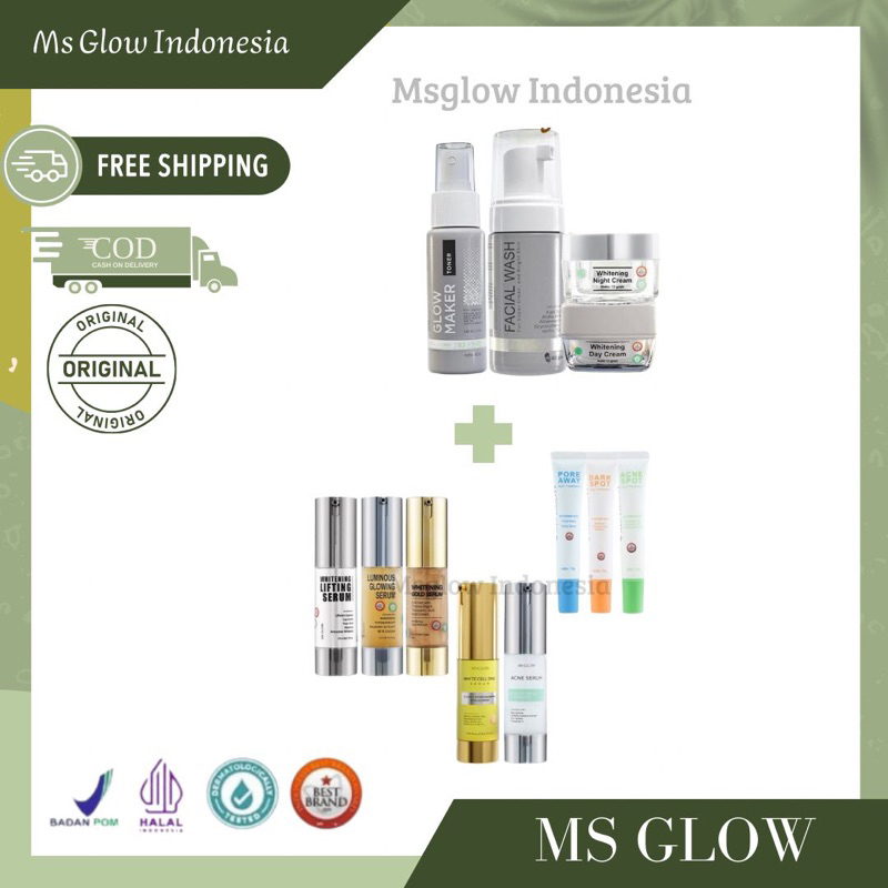 Jual ( BUNDLING ISI 5 ) PAKET WAJAH DAN SERUM | Shopee Indonesia