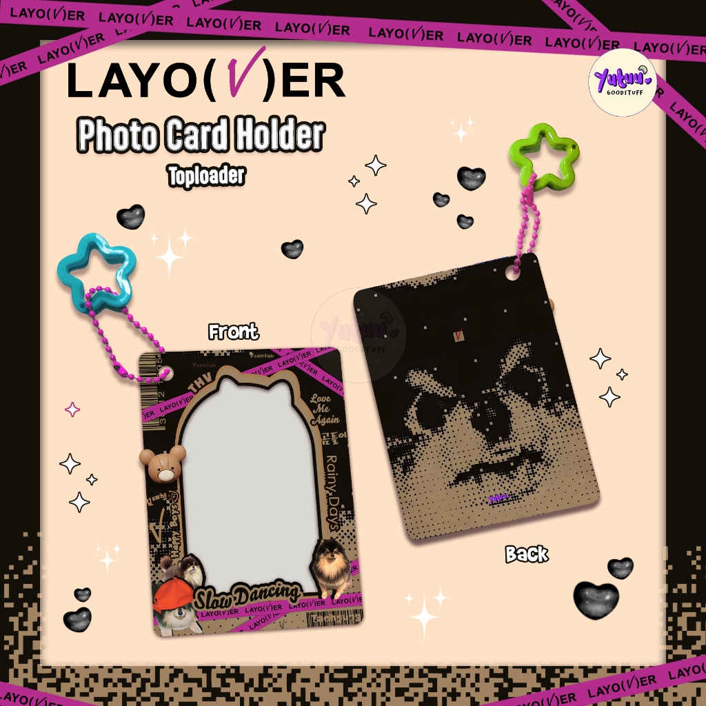 Jual V Layover Toploader Photo Card Holder / Kpop PC Holder handmade ...