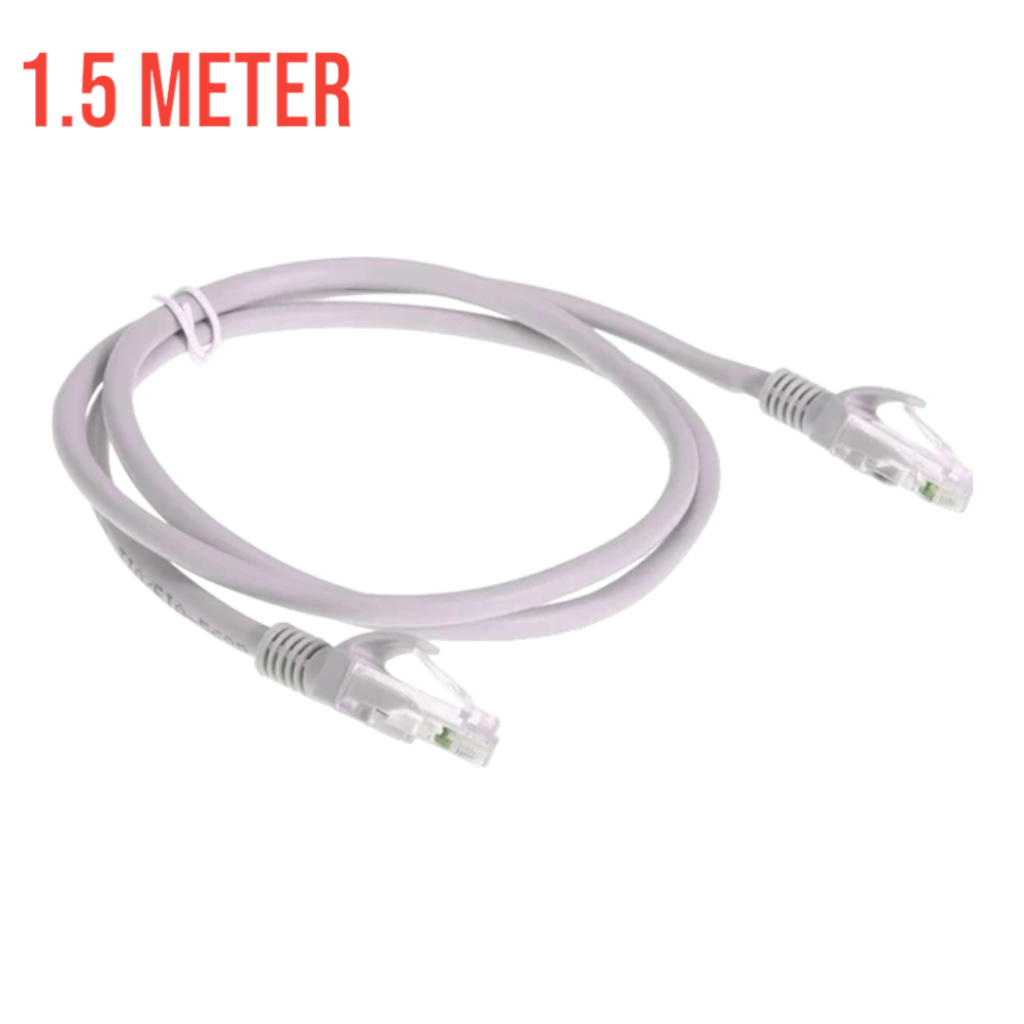 Jual KABEL INTERNET LAN RJ45 CAT5 CAT5E UTP / ETHERNET CABLE LAN CAT 5 CAT 5E UTP 1.5M, 3M, 5M ...