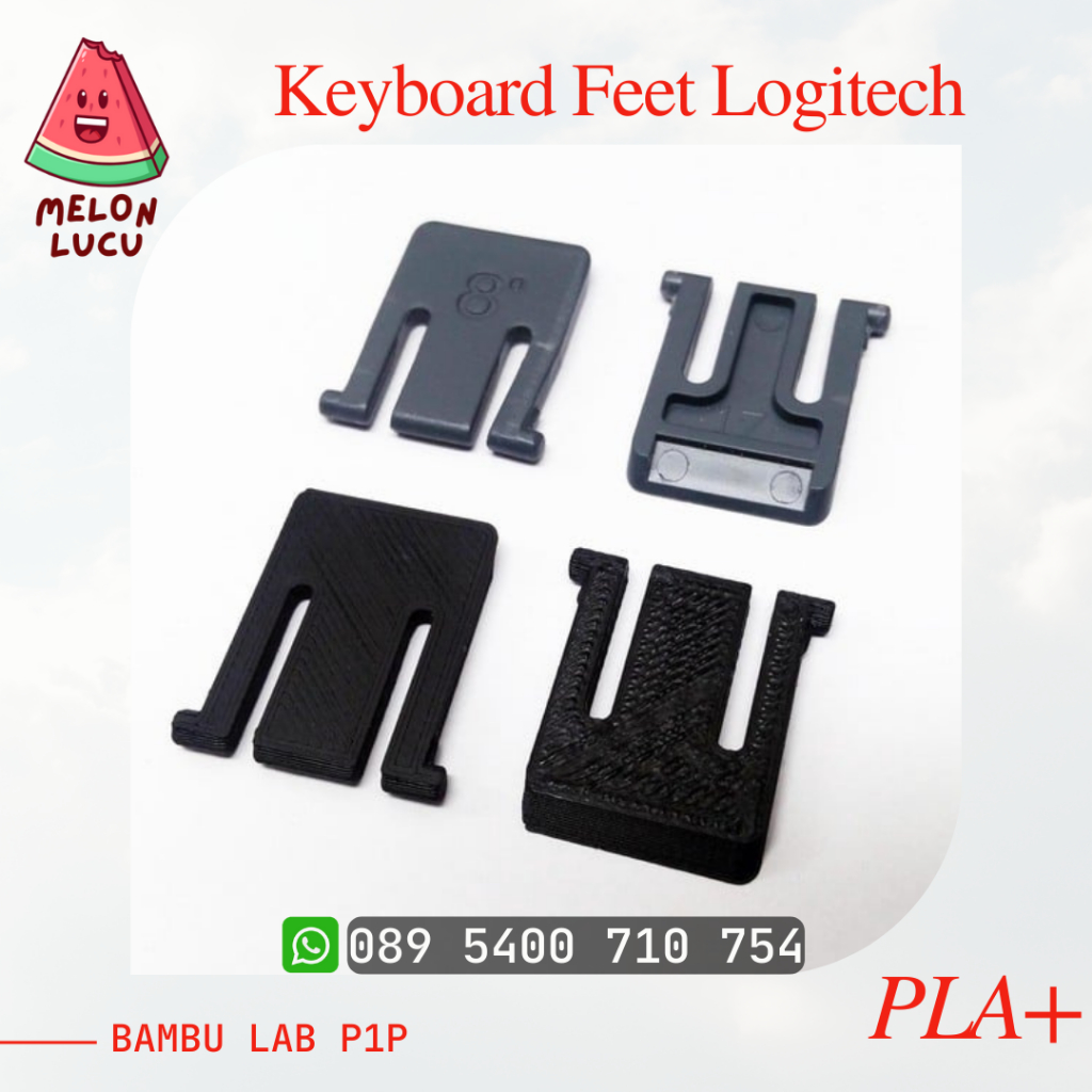 Jual Part Keyboard Feet Logitech Universal Kaki Keyboard K270 K275 K200 ...