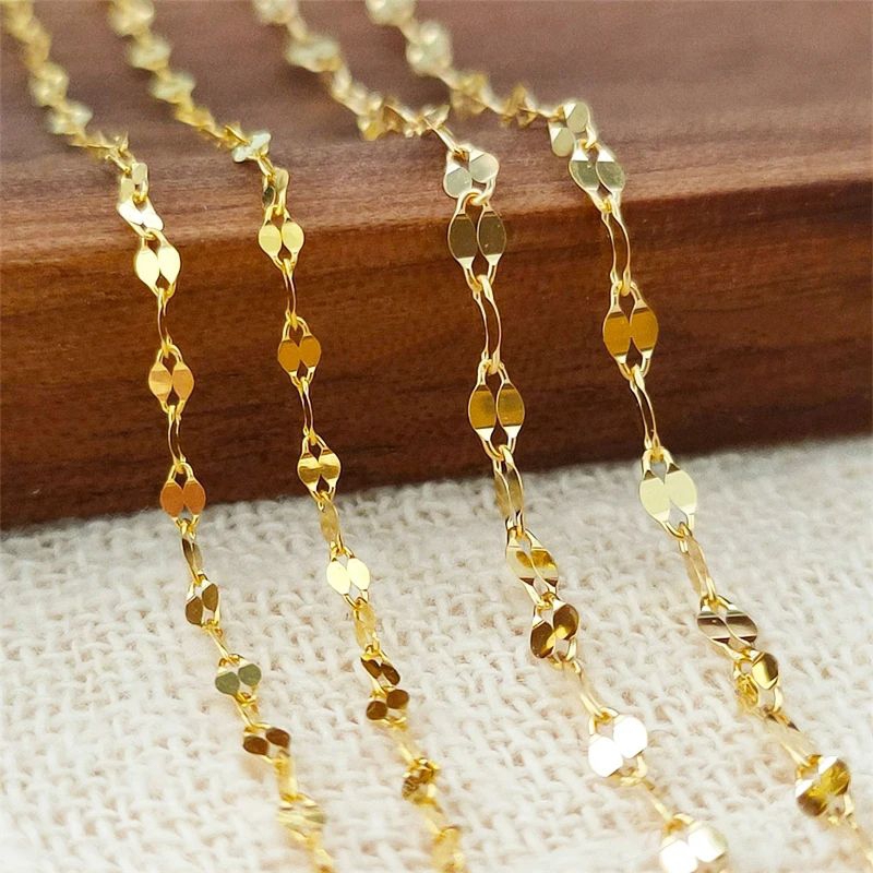 Jual Kalung Anak Titanium Rantai Pecah Kopi Emas 18k Anti Karat/Anti ...