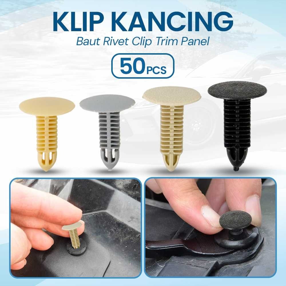 Jual Klip Kancing Pintu Bumper Mobil Baut Rivet Trim Panel Plafon ...