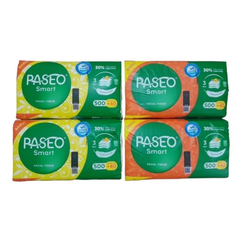 Jual tissue tisu paseo smart 250 sheet / 540 helai 3ply | Shopee Indonesia