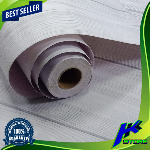Jual Wallpaper Dinding Motif Kayu 45cm X 5m Rustic Abu Wallpaper