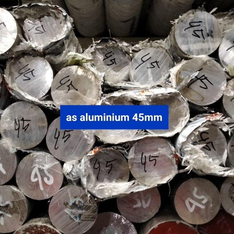 Jual As aluminium diameter 45mm / as alumunium harga utk per 10cm ...