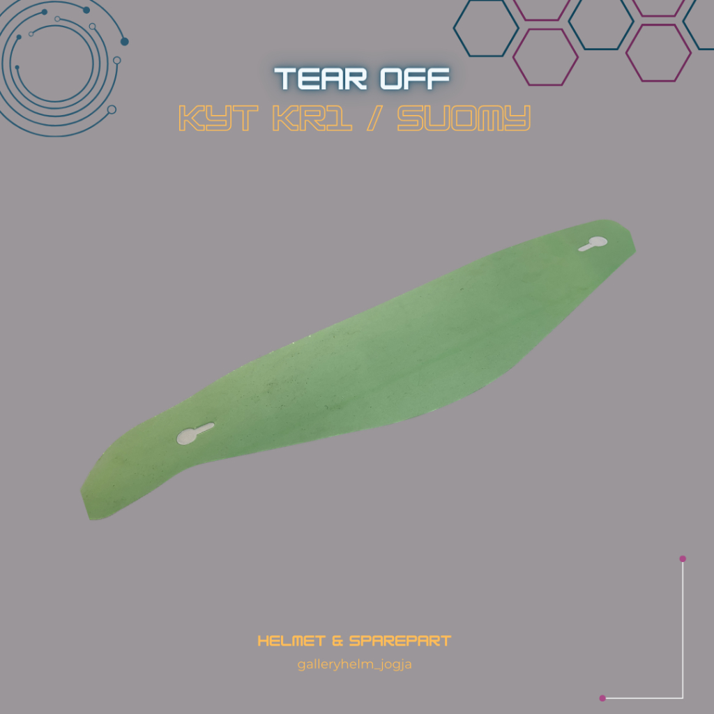 Jual KYT KR1 Sparepart - Tear Off Post / Tear Off KYT KR1 / Tear Off ...
