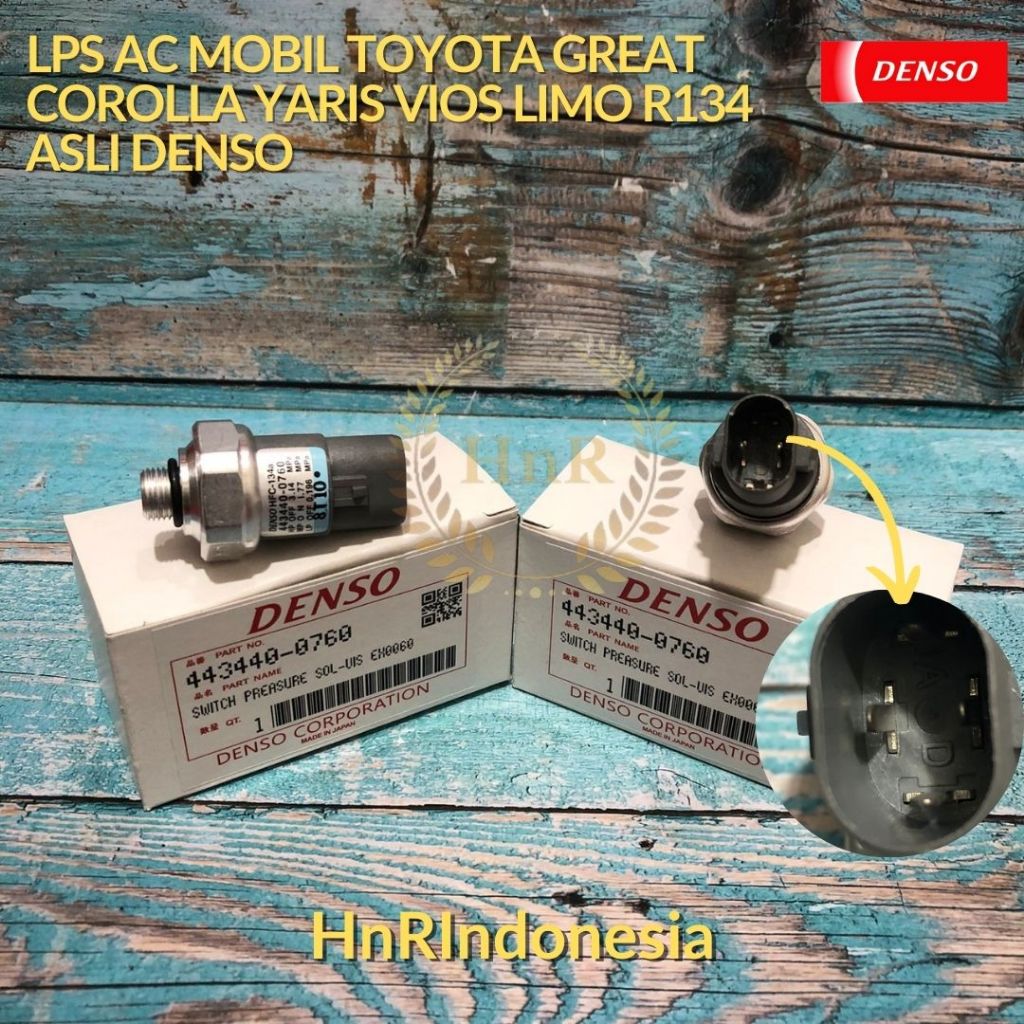 Jual Low Pressure Switch LPS AC Mobil Toyota Yaris Vios Limo Soluna Great Corolla R134 OEM DENSO ...