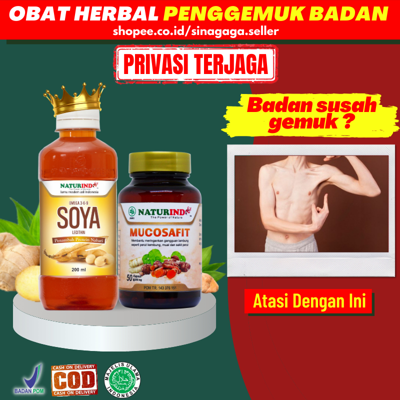 Jual Obat Suplemen Vitamin Kapsul Jamu Herbal Gemuk Penggemuk Penambah Berat Badan Nafsu Makan ...