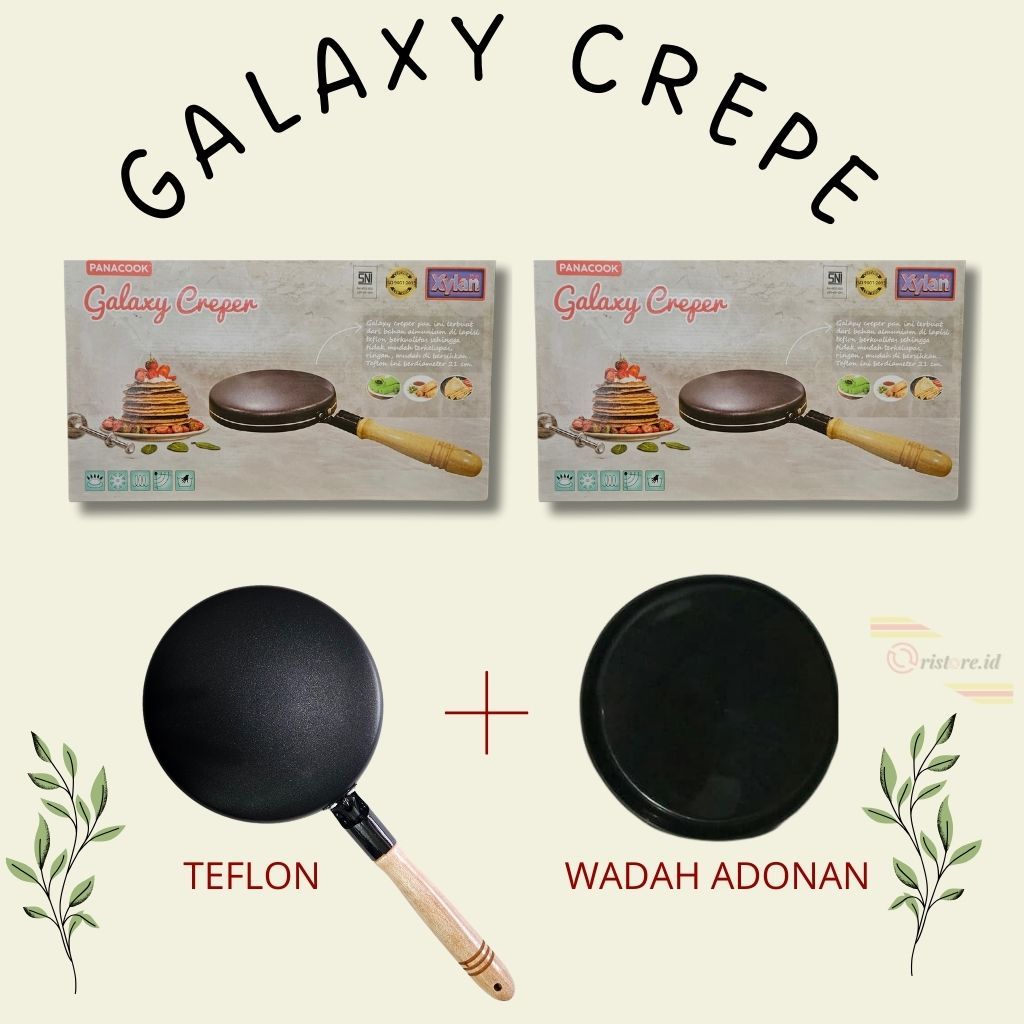 Jual Crepe Maker Galaxy / crepper / Crepes Wajan Terbalik Kwalik ...