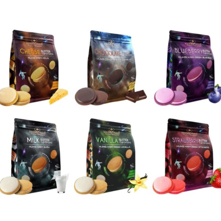 Jual Krisma Food Butter Cookies 100GR | Shopee Indonesia