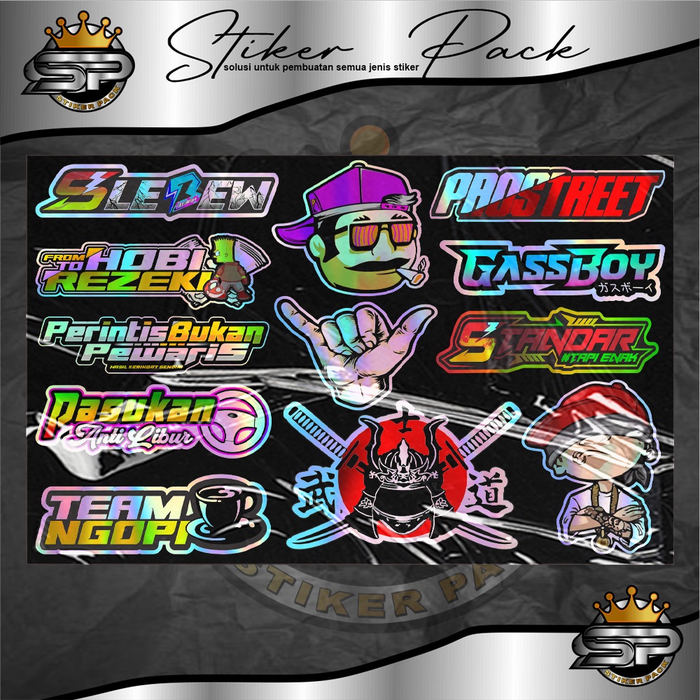 Jual STIKER PACK SLEBEW DAN GAMBAR SERTA KATA KATA VIRAL STIKER PACK ...