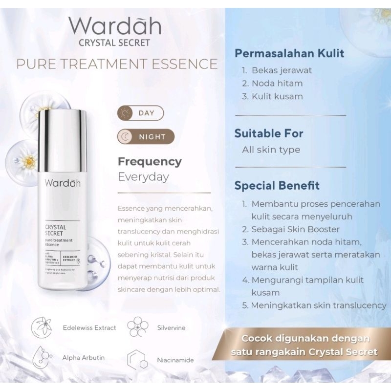 Jual Wardah Crystal Secret Pure Treatment Essence - Essence dengan ...