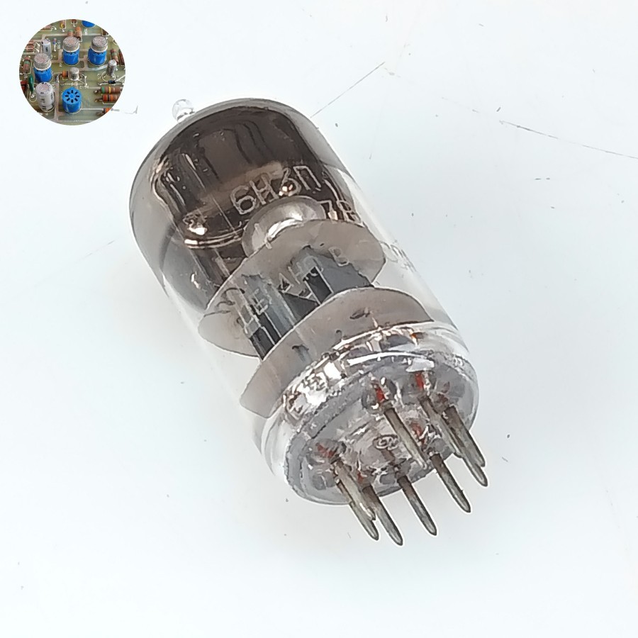 Jual Electron Tube 6Н3П Double Triode / Tabung 9pin 6N3P Made in USSR ...