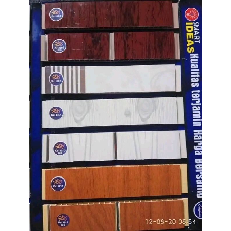 Jual plafon pvc paket 1dus isi 15 pcs panjang 100cm lbar 20cm | Shopee ...