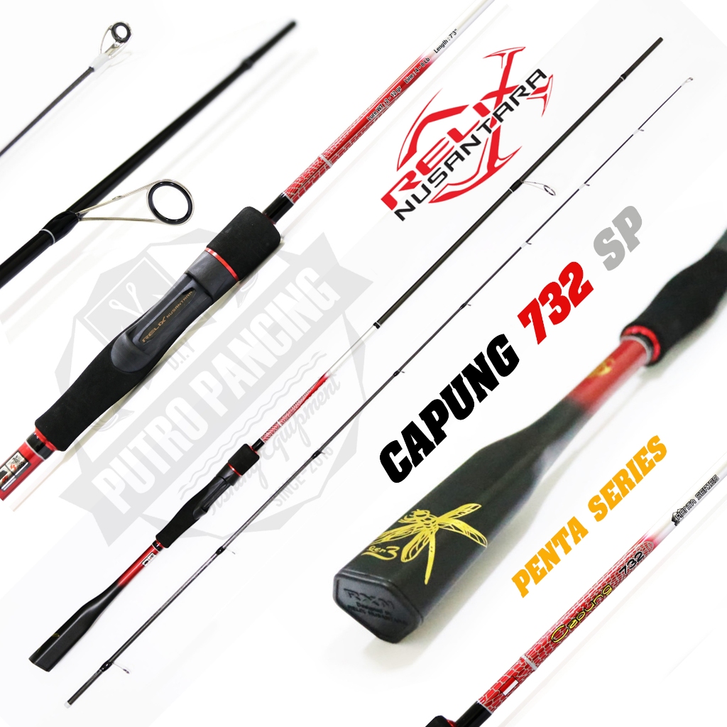 Jual Rod Joran Capung 732 UL Penta 4-8lb Spinning Relix Nusantara ...