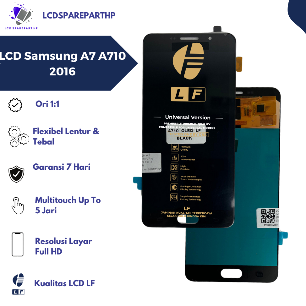 Jual LCD Samsung A7 A710 2016 Fullset Touchscreen | Shopee Indonesia