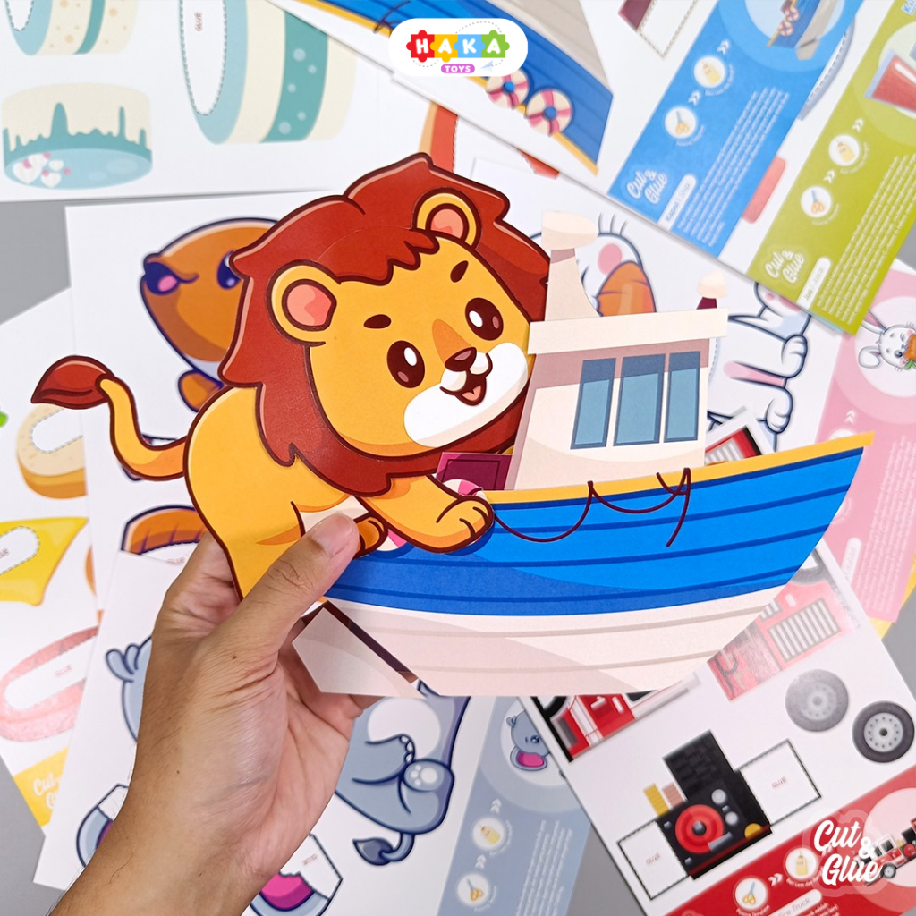 Jual Cut and Glue/ / Aktivitas Menggunting dan Menempel Scissor Skill ...