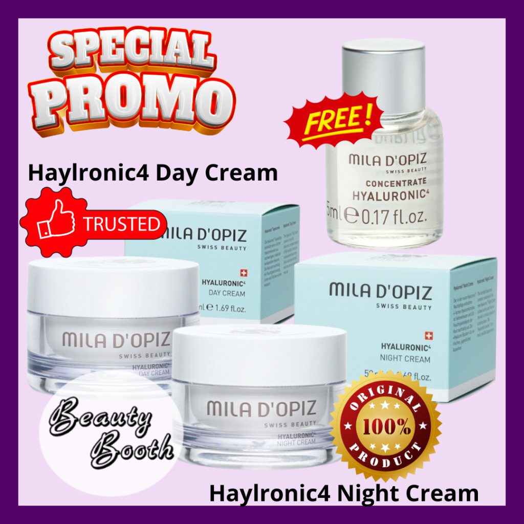 Jual MILADOPIZ PAKET Hyaluronic Day Cream + Hyaluronic Night Cream FREE Hyaluronic Ampoule 5ml ...