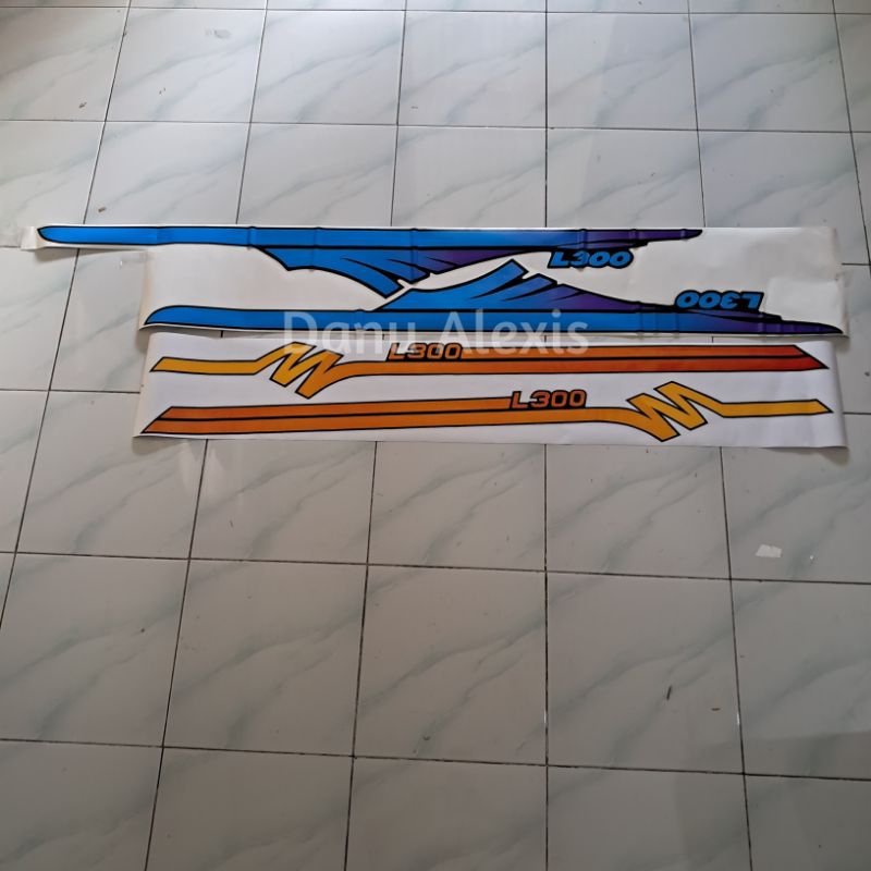 Jual Stiker l300 Biru / Stiker l300 Kuning / Stiker Mitsubishi Pick up ...
