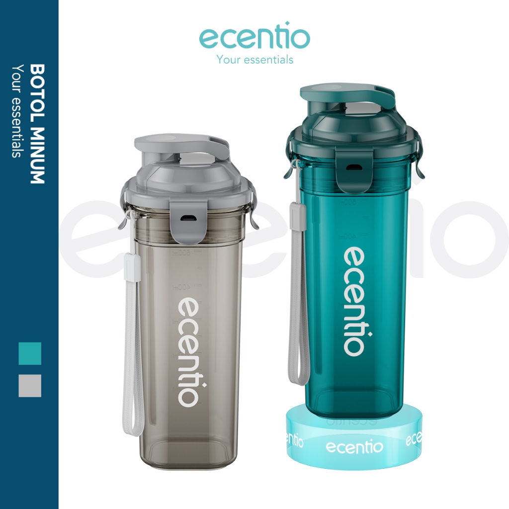 Jual ecentio botol air minum Portable 500ml Olahraga bottle tail ...