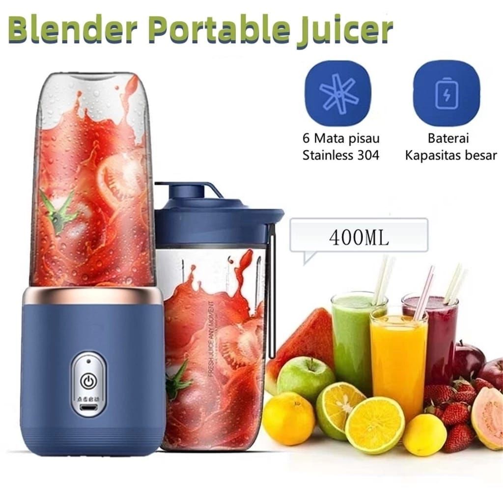 Jual Blender Portable Mini JuicBlender buah/portabel multifungsi ...