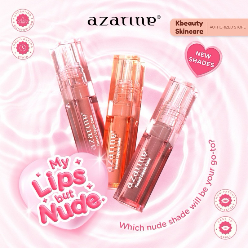 Jual Azarine Tinted Lippie Cake Lip Tint 2.9ml | Shopee Indonesia