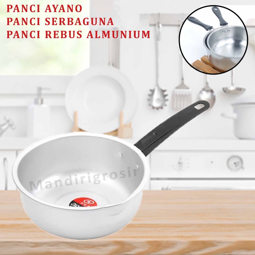 Jual Panci Gagang Alumunium * Panci Ayano * Panci Rebus Serbaguna * Uk ...