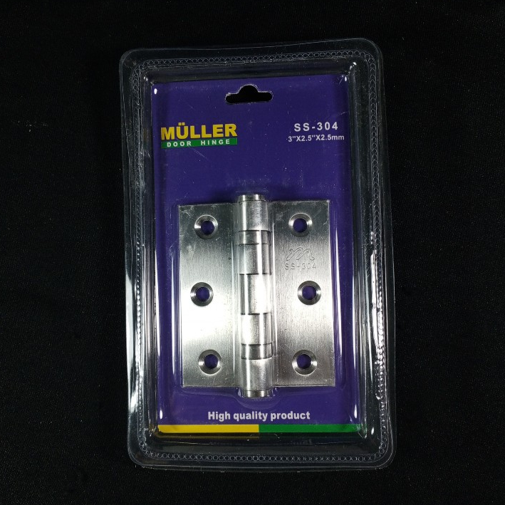 Jual Muller Engsel Pintu Stainless Steel SS-304 3 Inci | Shopee Indonesia
