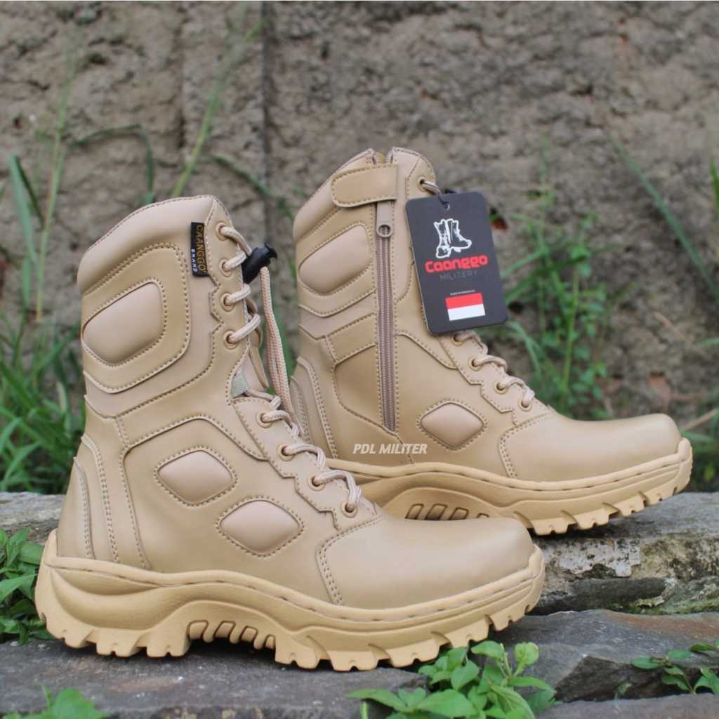 Jual Sepatu pdl tactical gurun safety boots sepatu pdl polpp ujung besi ...