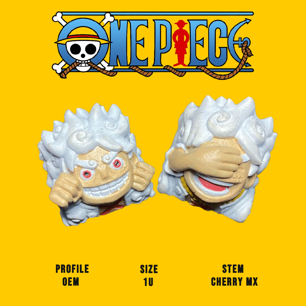 Jual One Piece Luffy Gear 5 Artisan Keycap For Cherry MX Switch Gateron ...