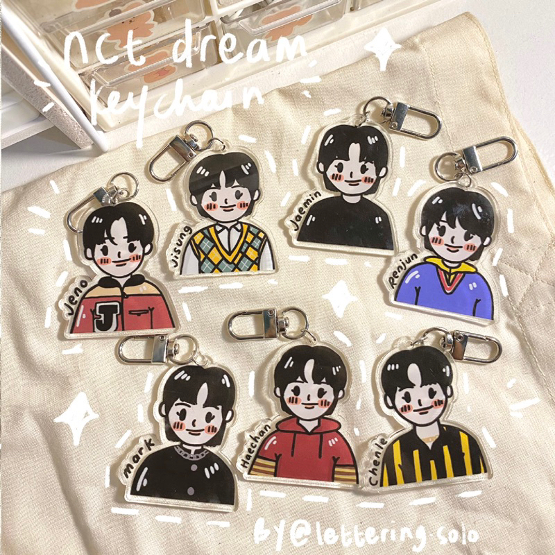 Jual NCT DREAM KEYCHAIN/ GANTUNGAN KUNCI NCT DREAM | Shopee Indonesia