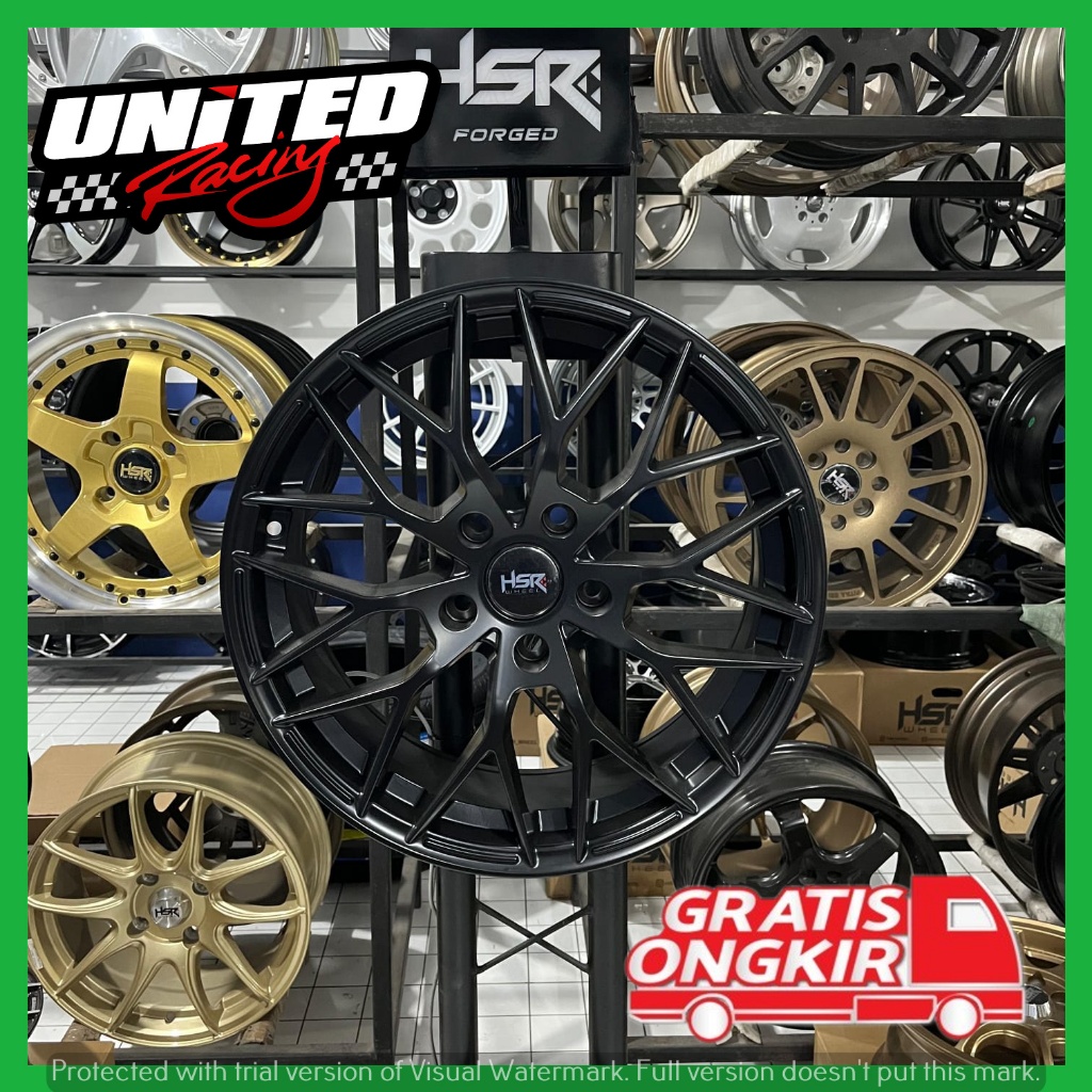 Jual VELG RACING MOBIL RING 17 UNTUK XL7 ERTIGA XPANDER LIVINA R17 HSR RAVEL BLACK | Shopee ...