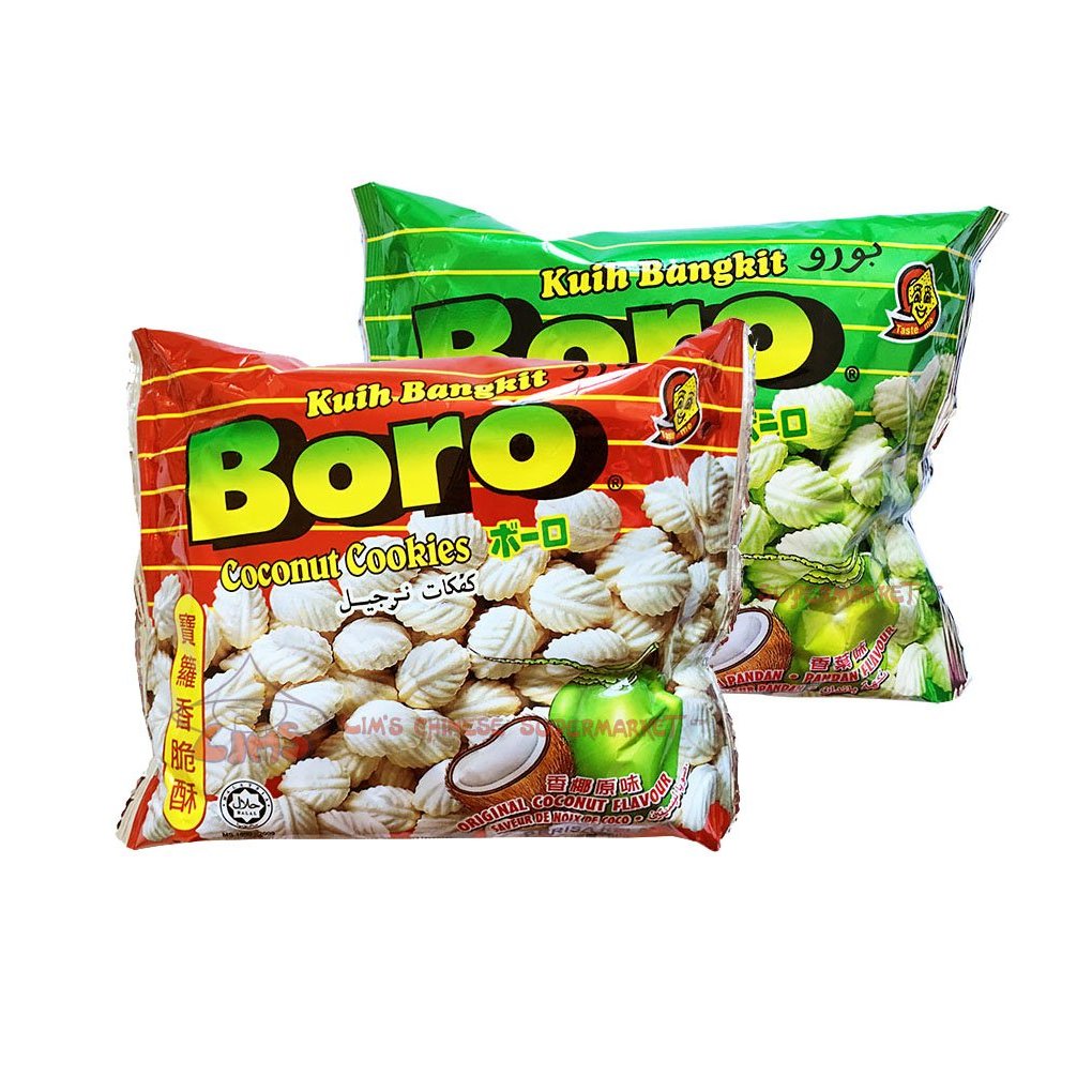 Jual Boro Kuih Bangkit Original / Pandan Coconut Cookies Kelapa ...