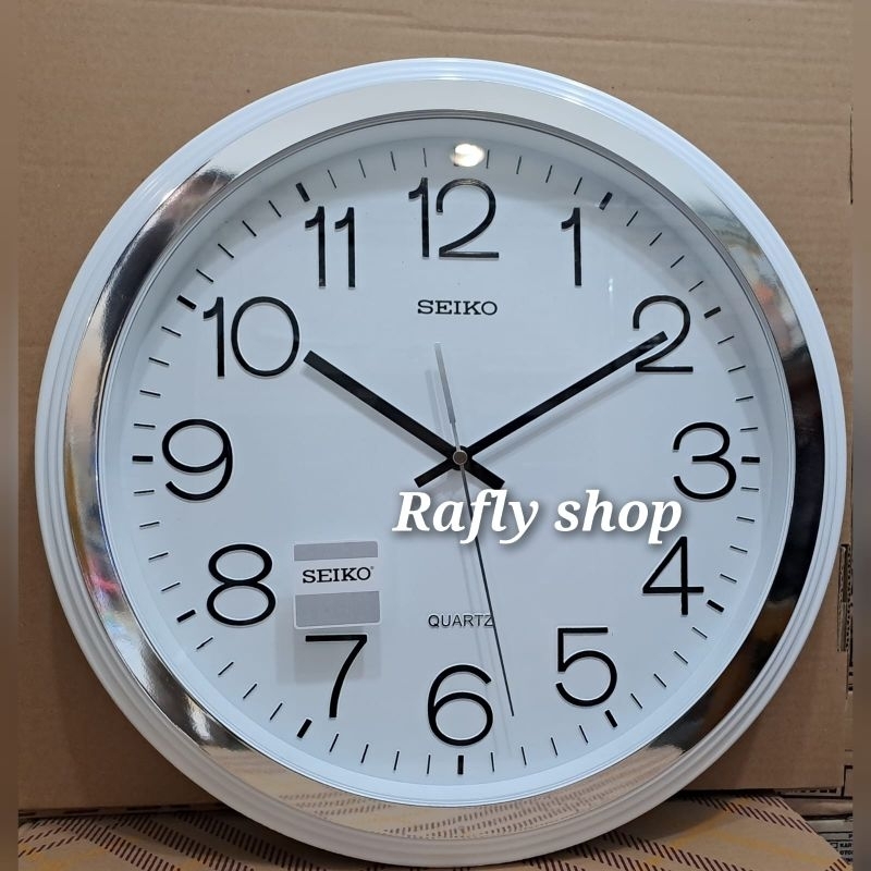 Jual jam dinding Seiko putih besar 38cm 3832 | Shopee Indonesia
