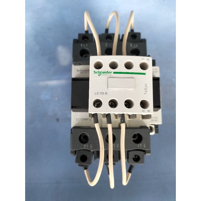 Jual KONTAKTOR CONTACTOR SCHNEIDER LC1DWK12 KAPASITOR BANK-220V ...