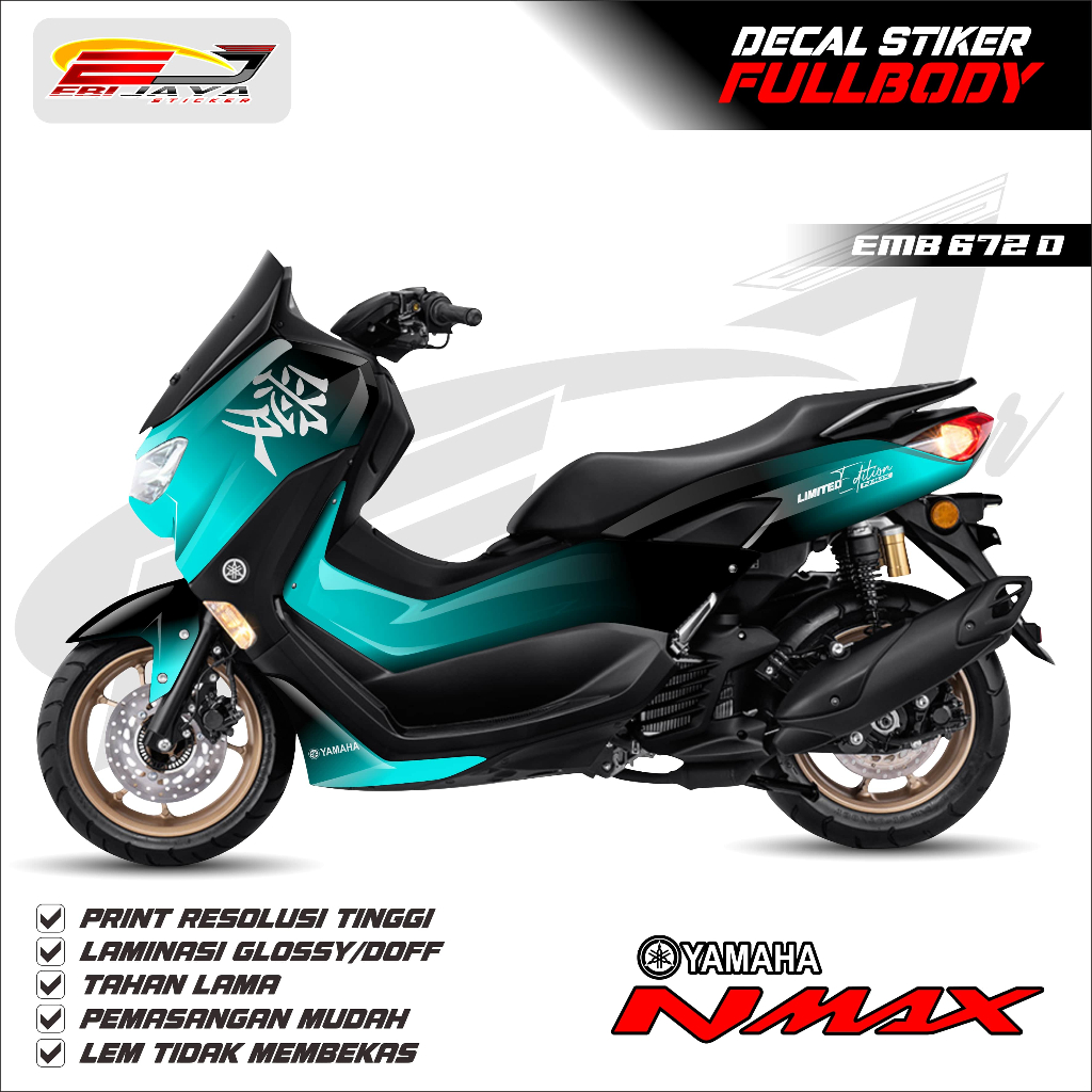 Jual STIKER FULL BODY MOTOR NMAX VARIASI SIAP PAKAI-STIKER FULL BODY ...