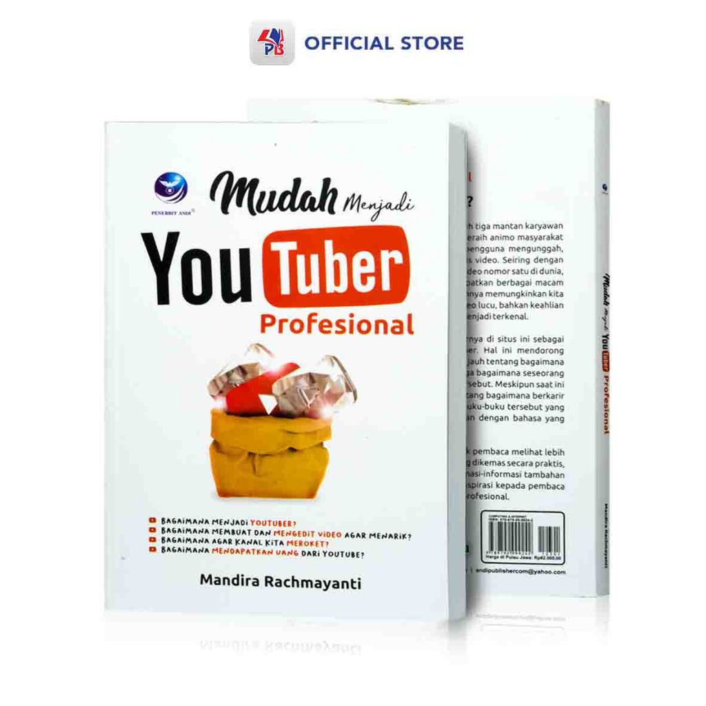 Jual Buku Komputer dan Internet / Mudah Menjadi Youtuber Profesional ...