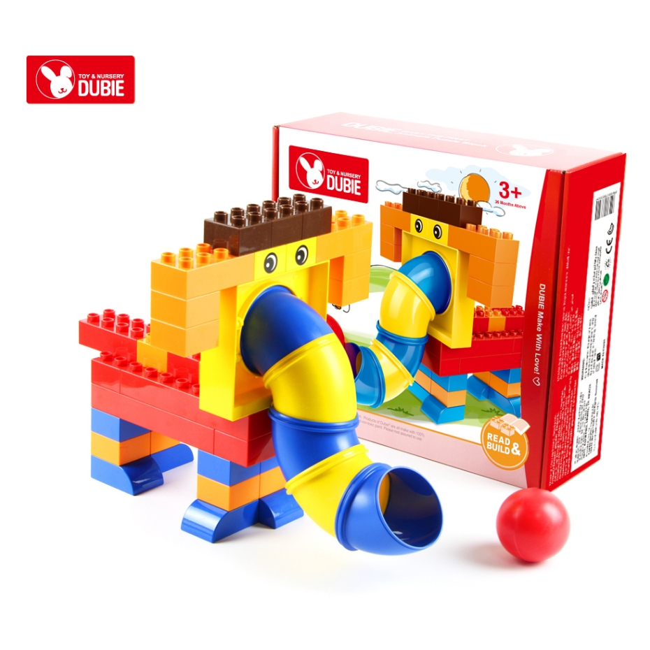 Jual DUBIE 320 Elephant Tube Game Bricks Blocks Balok Gajah | Mainan ...