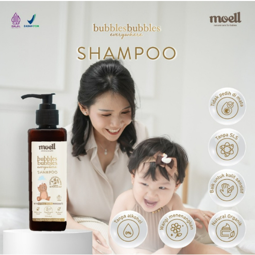 Jual Moell Hair Lotion 100ml / moel Nourish Hair Everyday / Hair Lotion ...