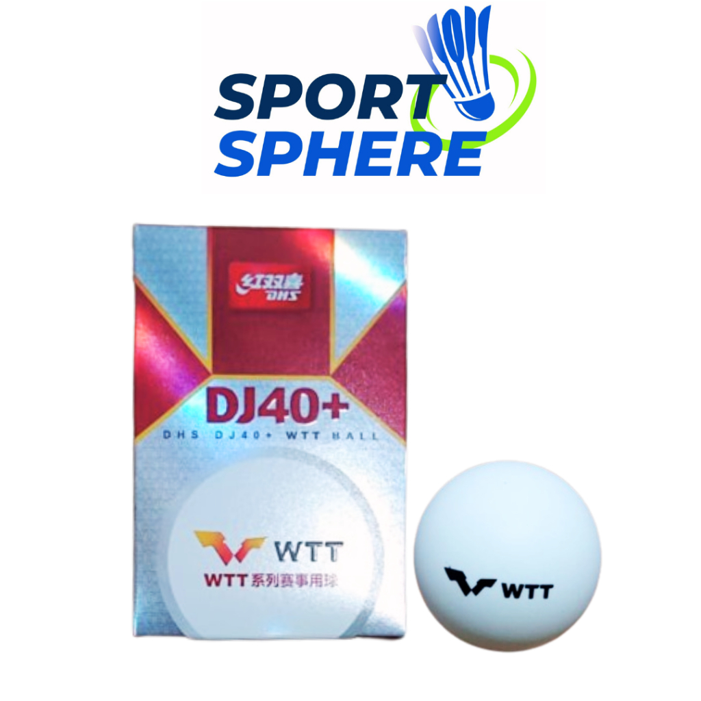 Jual BOLA PING PONG DHS WTT PUTIH BINTANG 3 JUAL PER PCS | Shopee Indonesia