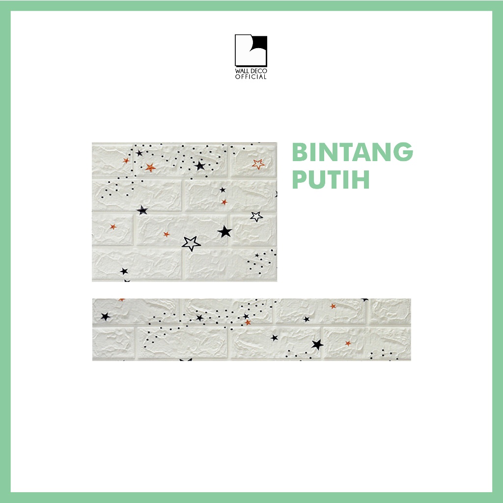 Jual Wall Deco - Wallpaper Dinding Kamar Tidur 3D Foam Aesthetic Ruang ...