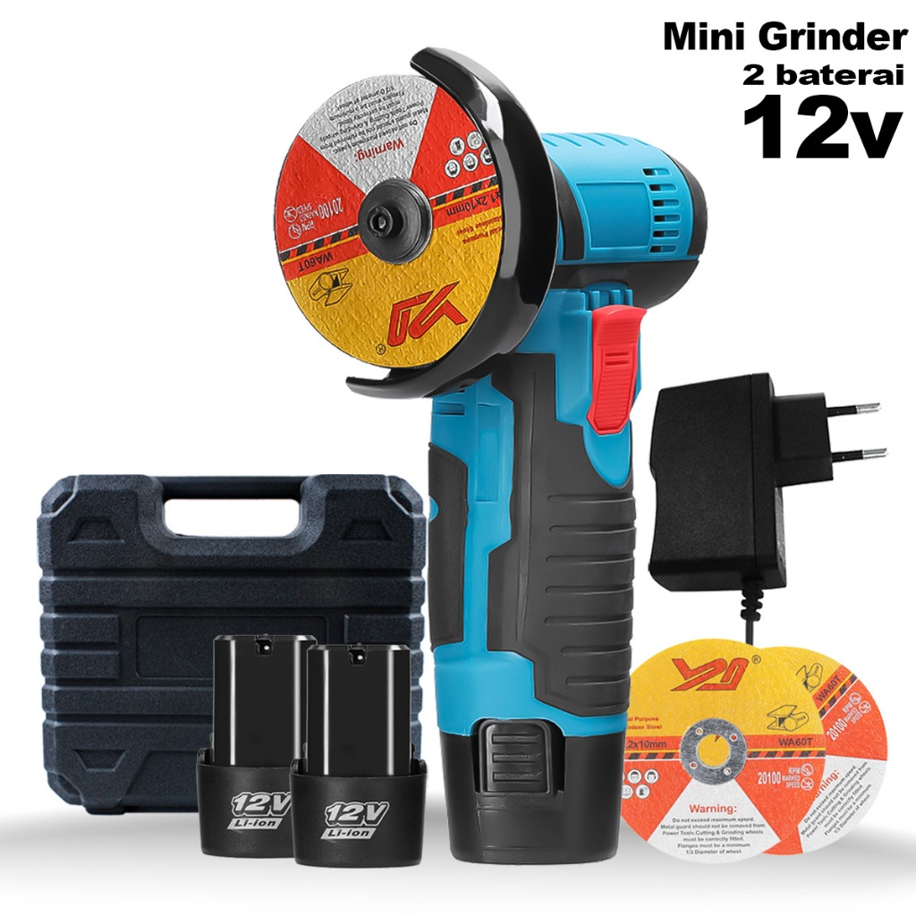 Jual Allefix Gerinda Mini Cordless 12V 1baterai/2baterai Mesin Gerinda ...